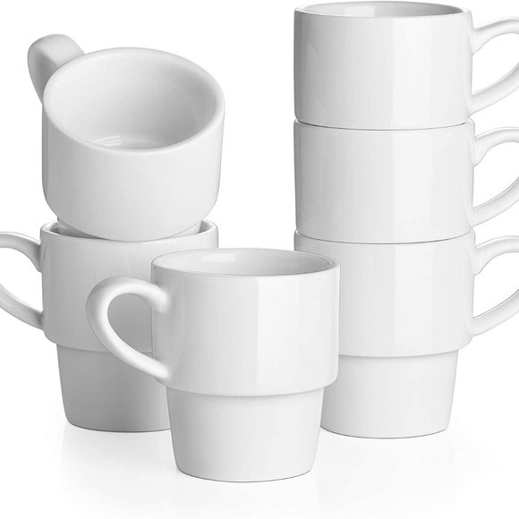 LIFVER | Kitchen | Lifver Stackable Espresso Cups Set Of 6 3 Ounce ...